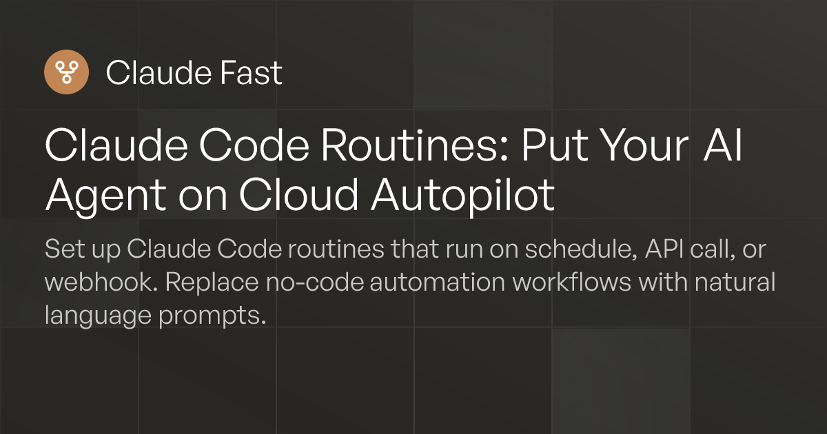 Claude Code Routines: AI Automation Replacing No-Code Tools