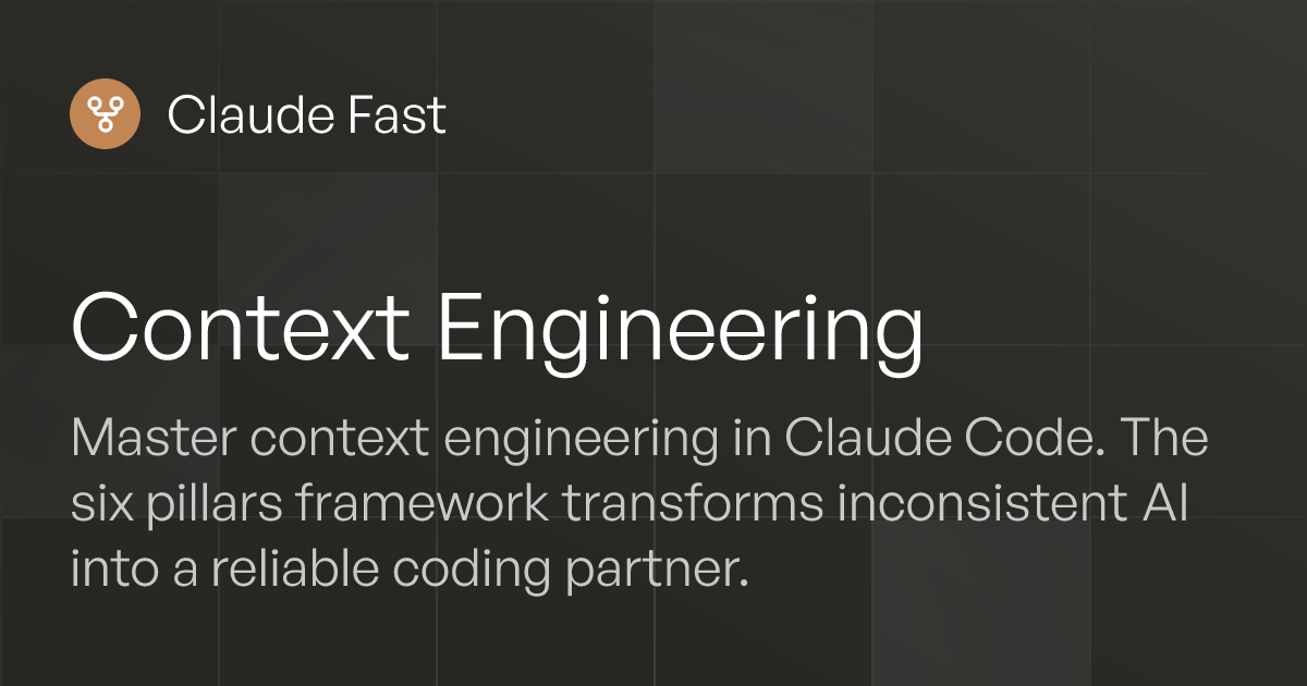 Context Engineering - Mechanics | Claude Fast