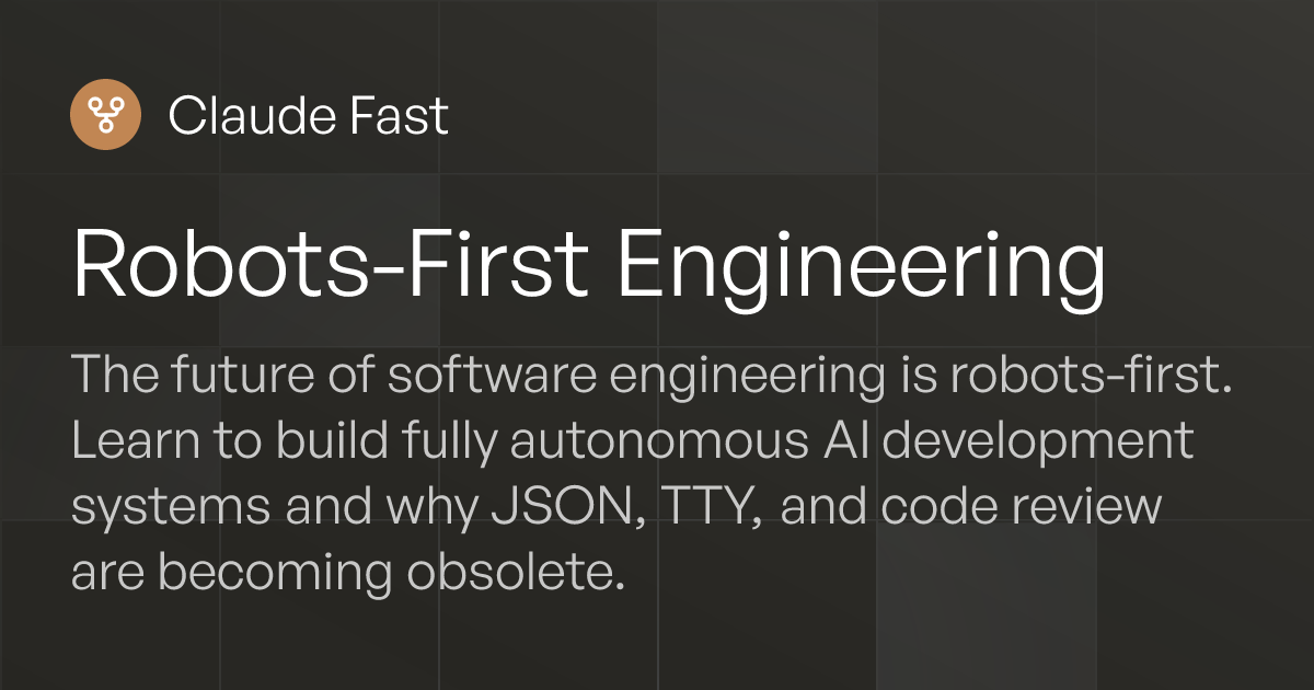 Robots-First Engineering - Mechanics | Claude Fast