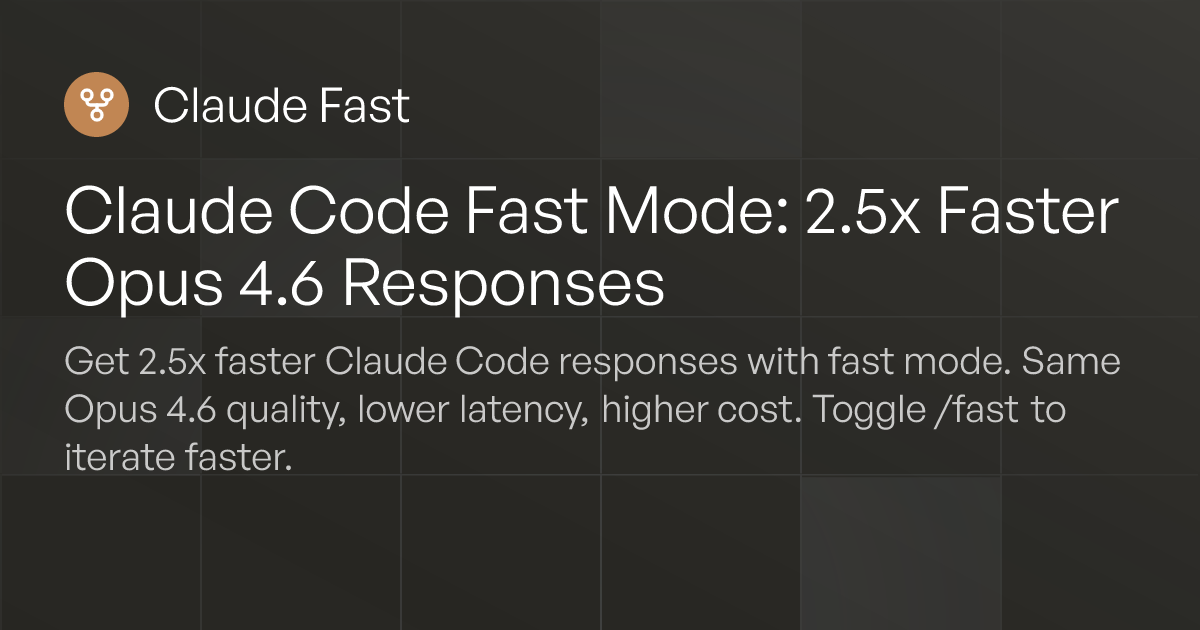 Claude Code Fast Mode: Speed Up Opus 4.6 Responses