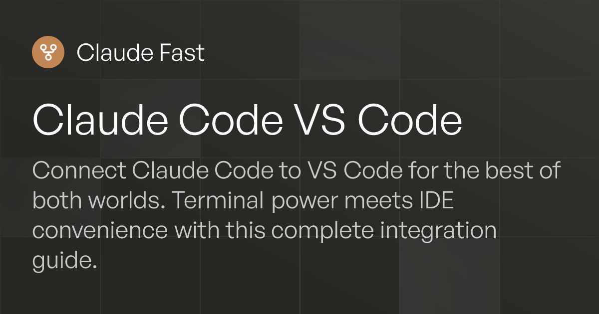 Claude Code VS Code - Extensions | Claude Fast