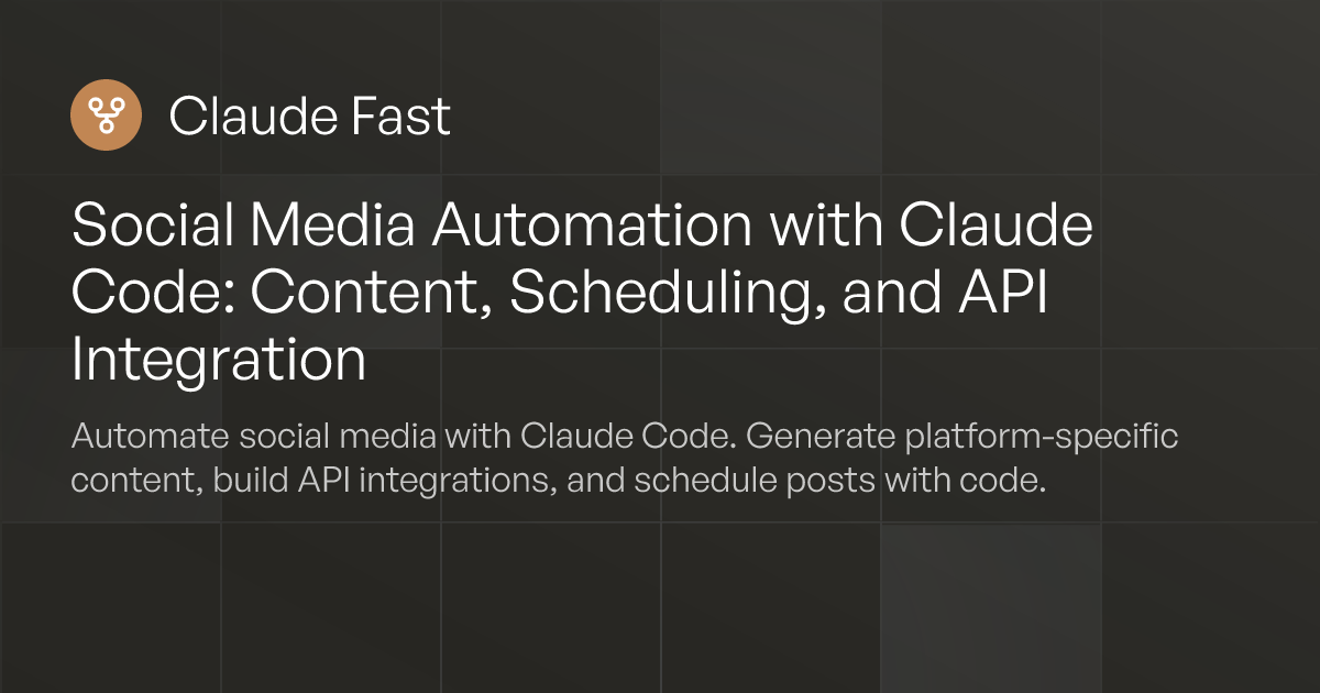 Social Media Automation with Claude Code: Practical Guide